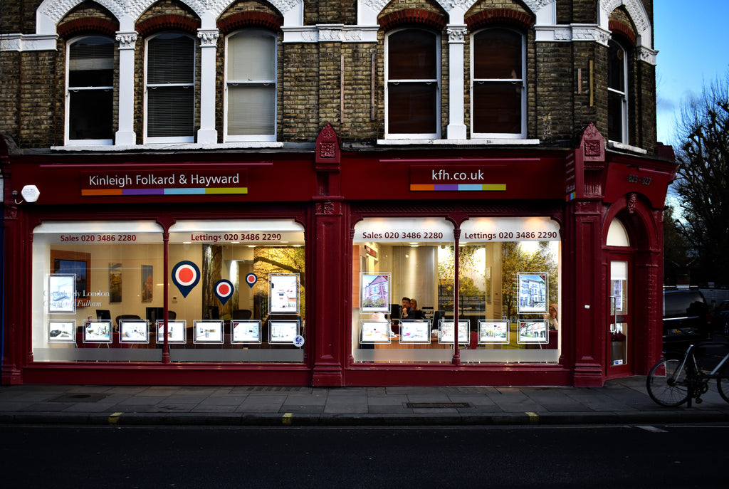 London Estate Agent Window Display | Mid West Displays