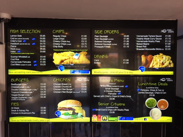 5 tip to max your digital menu | Advertising Screens Direct – Mid West ...