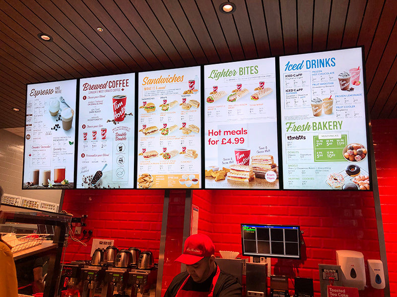 What is a digital menu board | electronic menu – Mid West Displays