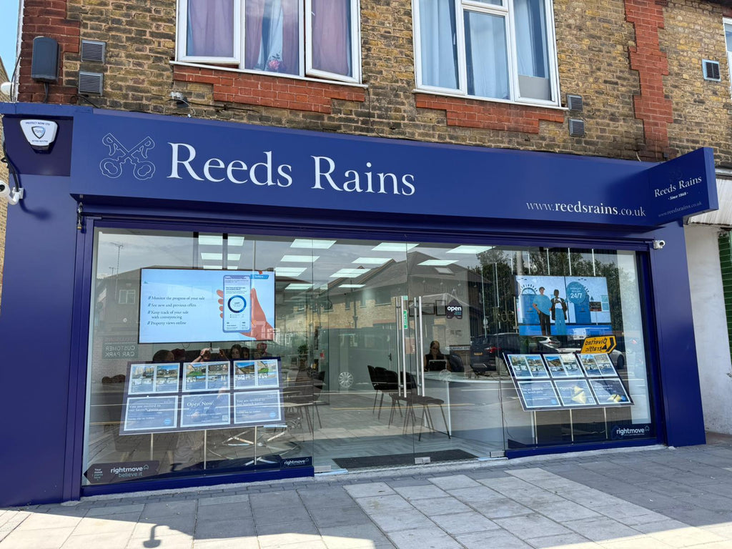 Reeds Rains Romford | Estate Agent Window Displays – Mid West Displays
