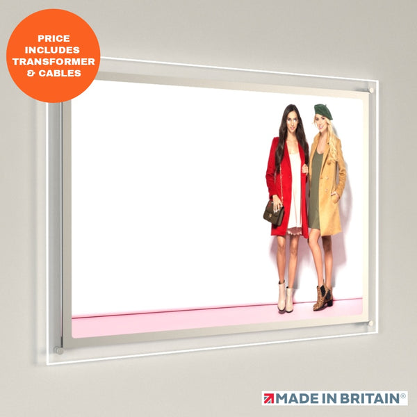 A1 Landscape Backlit Frame | Made in GB – Mid West Displays