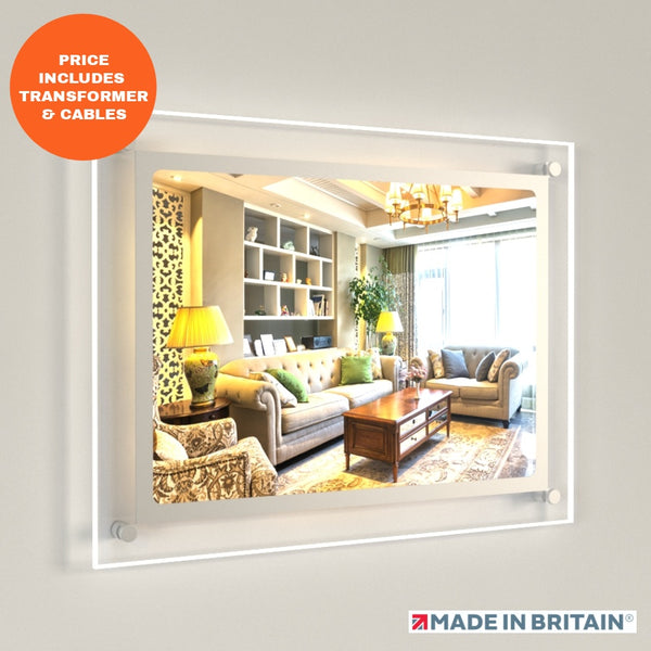 A3 Landscape Backlit Frame | Complete All-in-One Kit – Mid West Displays