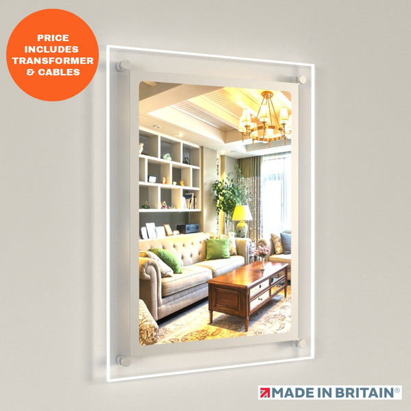 A3 Portrait Backlit Frame | Complete All-in-One Kit – Mid West Displays