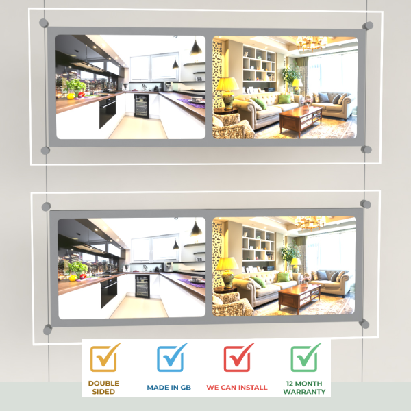 A4 LED Light Pocket Kits Direct | 12 month warranty – Mid West Displays