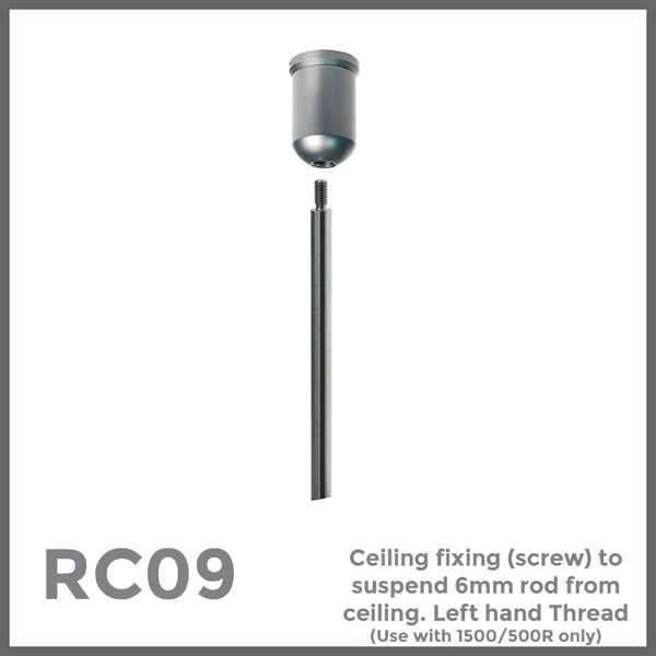 Ceiling Fitting | For rod mounted displays – Mid West Displays