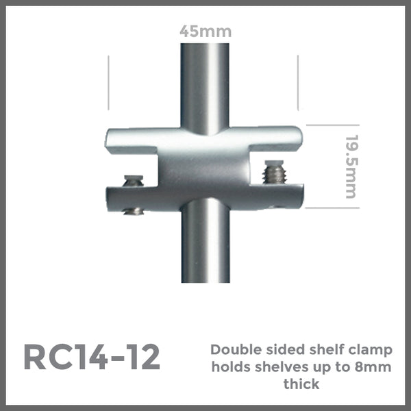 Rod mount display system clamps | Best Prices Online – Mid West Displays