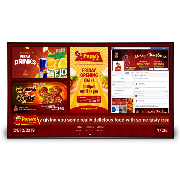 Digital Menus For Restaurants | 3yr warranty – Mid West Displays