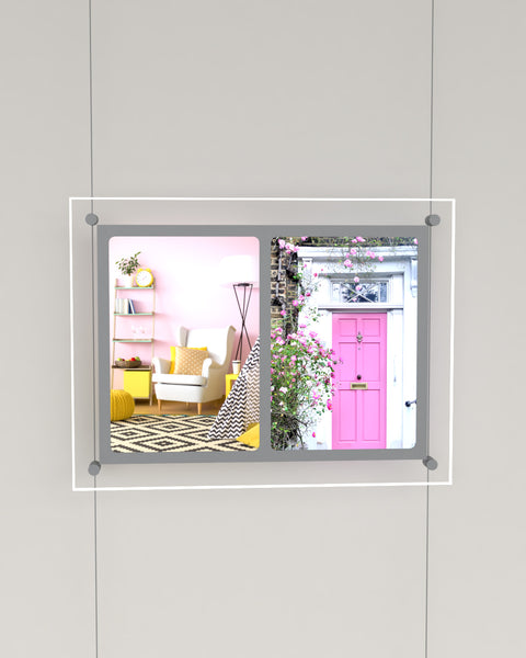 Double A4 LED Light Pocket Kits | 1yr warranty included – Mid West Displays