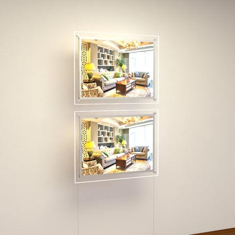 LED Light Pocket Display A2 Kit | 12 month warranty – Mid West Displays