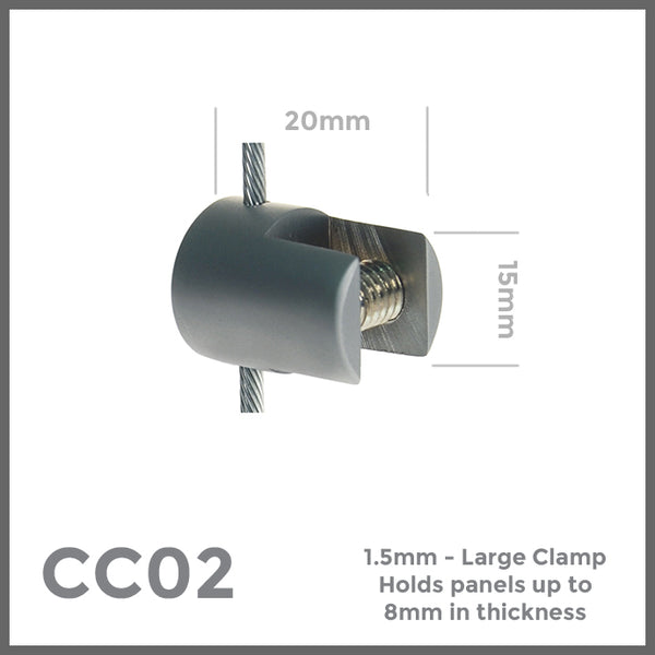 Cable Display Clamps & Supports | for cable mounted display – Mid West ...