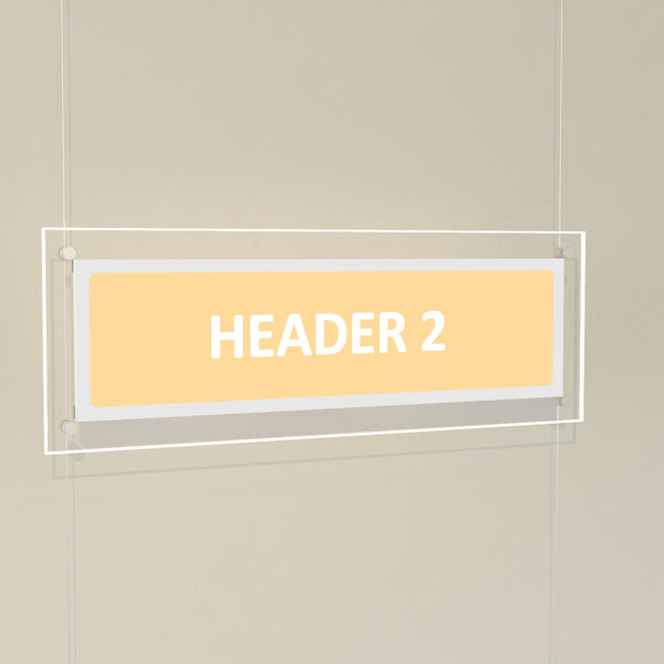 LED Header Panels | UK-made light pockets – Mid West Displays