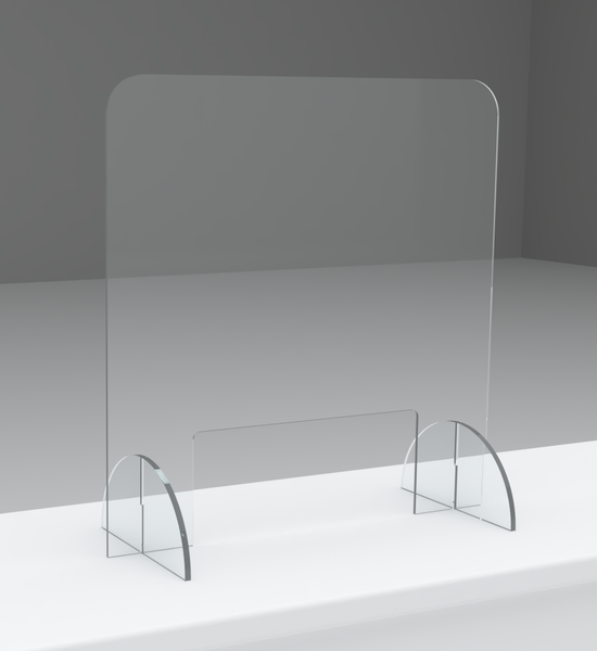Nail Bar Sneeze Screen | UK-Made Sneeze Guards – Mid West Displays